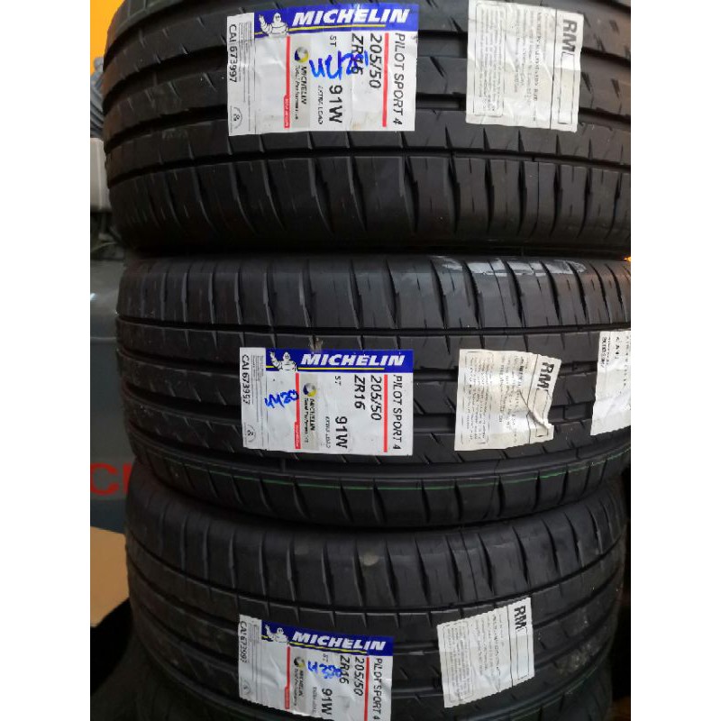 205/50/16 Michelin Pilot Sport 4 Tyre PS4 Tayar | Shopee Malaysia