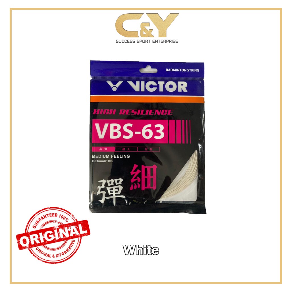 VICTOR BADMINTON STRING VBS63(100% ORIGINAL) | Shopee Malaysia
