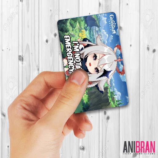 Paimon Genshin Impact Mihoyo Emergency Cash Meme Fanart Touch N Go Card ...