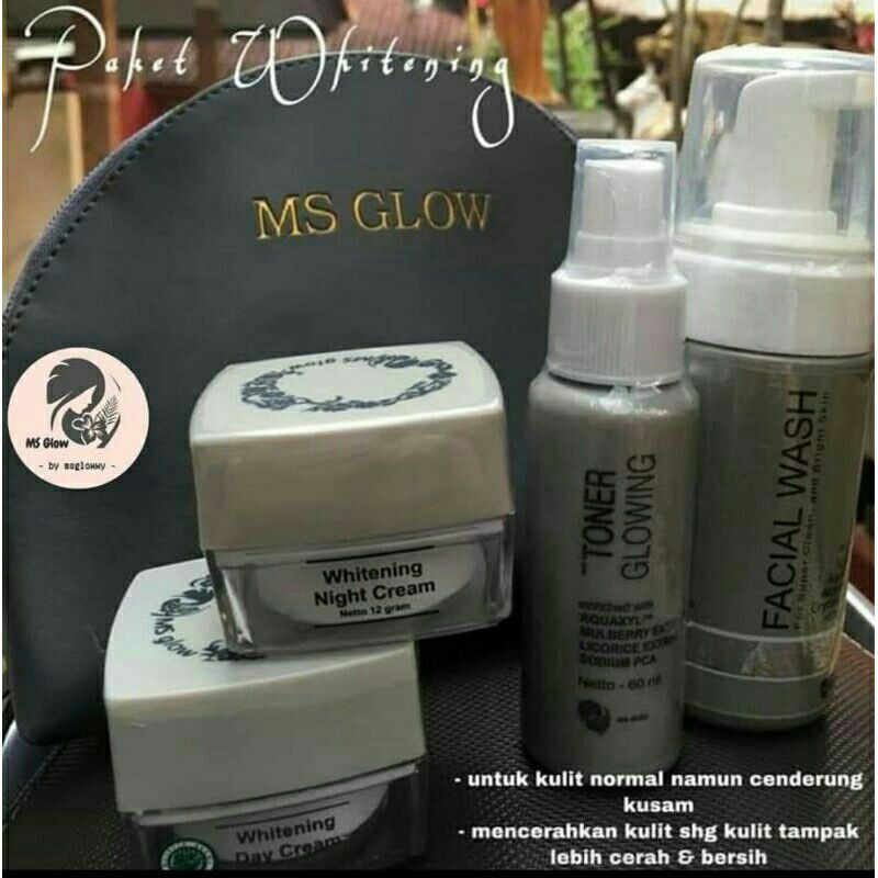 MS GLOW SKINCARE ORIGINAL💯%(luminous,ultimate,acne,whitening) | Shopee ...