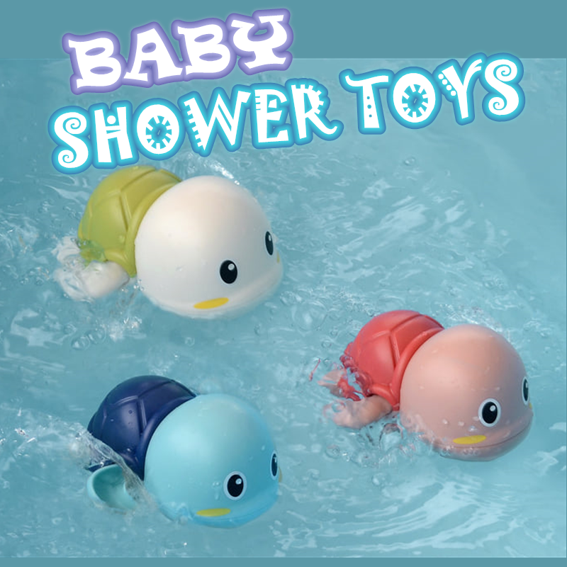 Little Turtle And Puffer Fish Swimming Plaything Baby Bathing Toy ...