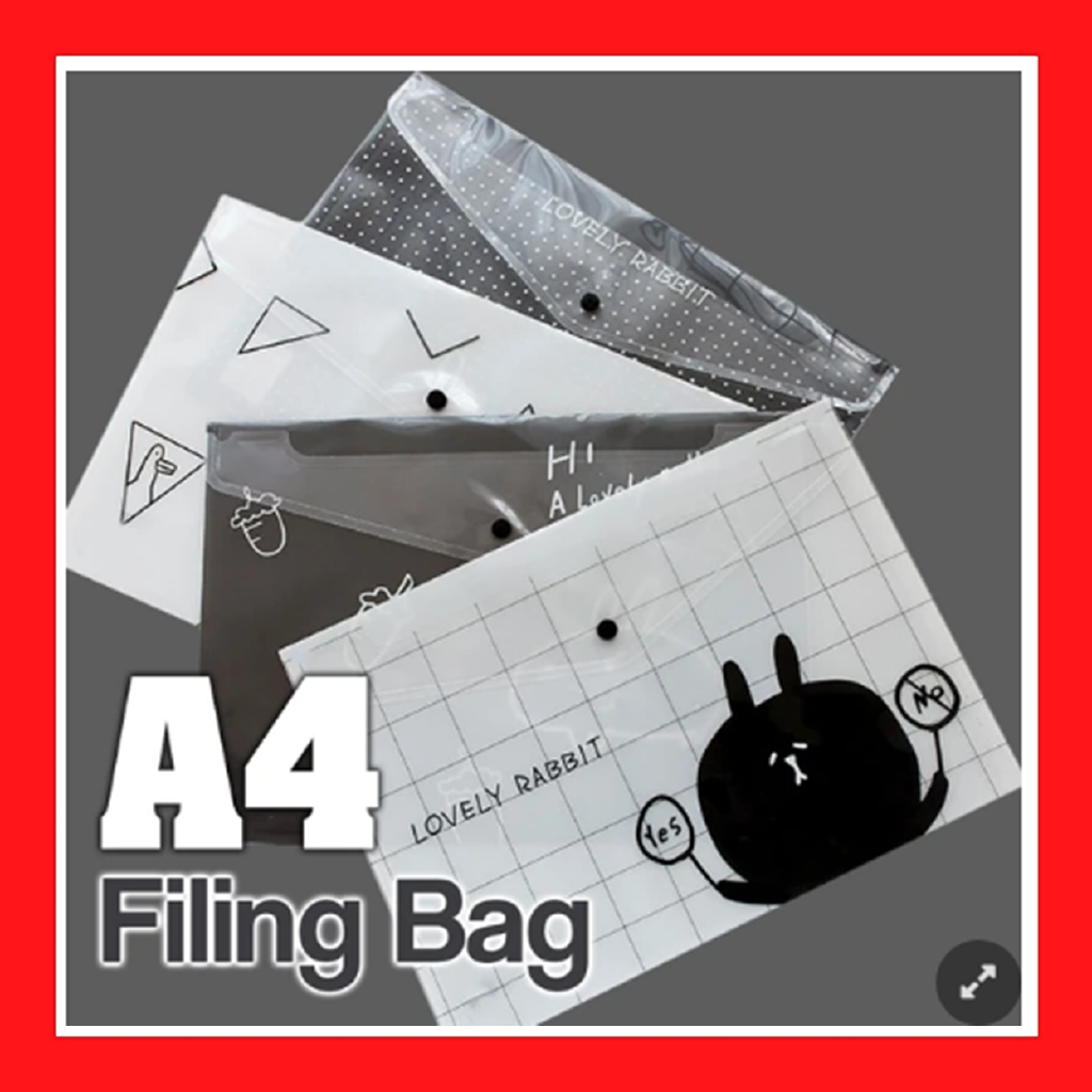 A4 Semi Transparent File Filing Bag [ 1pc ] | Shopee Malaysia