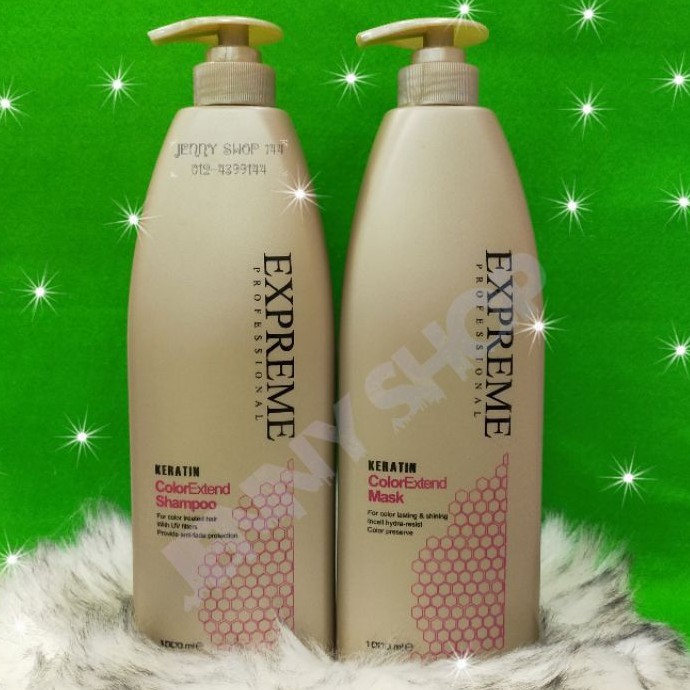 EXPREME COLOR EXTEND SHAMPOO EXPREME EXTEND MASK 1 SET 1000ML | Shopee ...