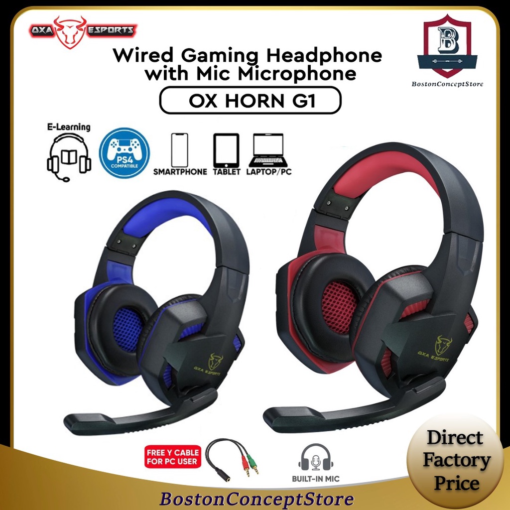 Oxayoi Oxa Esports OX HORN G1 / OX HORN G3 Wired Gaming Headphone with ...
