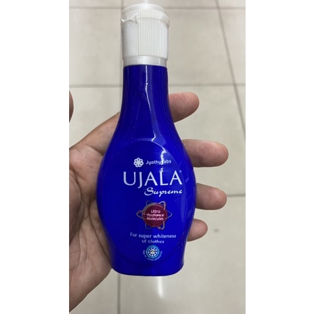 NILA pewarna biru kain/nampak baru liquid blue UJALA PENGUIN | Shopee ...