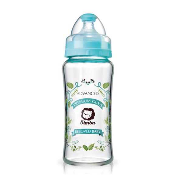 Simba Crystal Diamond Wide Mouth Glass Bottle 180ml/270ml | Shopee Malaysia