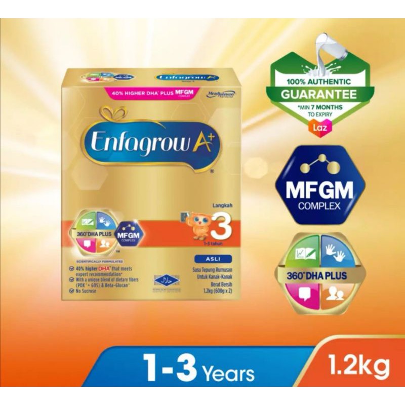 Enfagrow A+ Step 3 Milk Formula (Original)- 1.2 Kg (Old Packaging ...