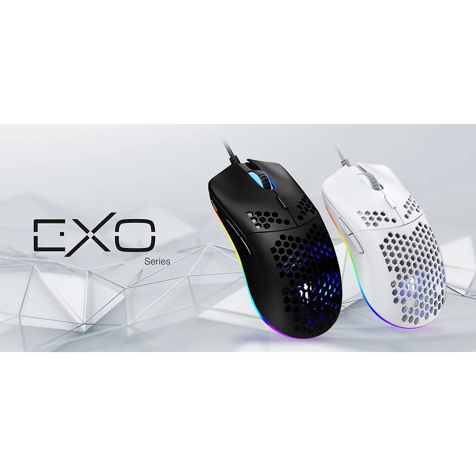 Tecware Exo L Plus Rgb Gaming Mouse [ Black White ] Shopee Malaysia