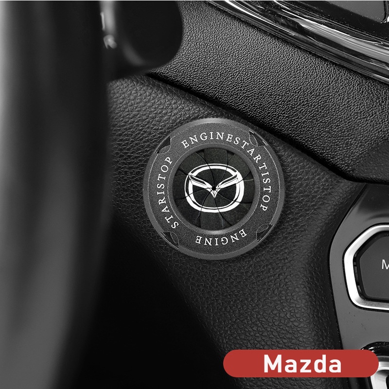 Car Engine Push Start Stop Button Cover For Mazda 2 3 CX5 CX30 CX8 CX3 ...