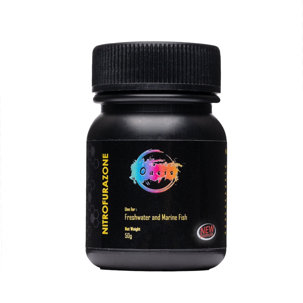 Oasis Nitrofurazone Fish Medication/Ubat Ikan/Fish Medicine [50g/200g ...
