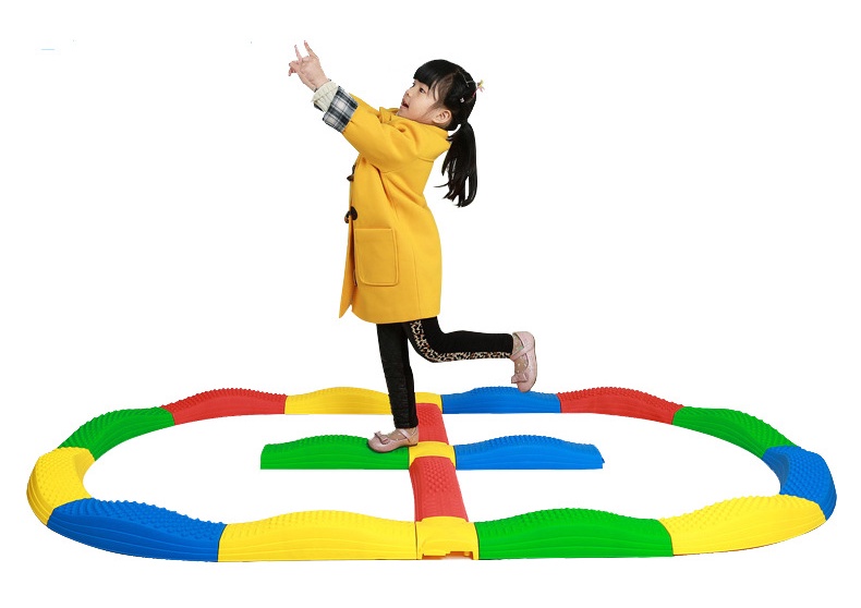 Kids Children Balance Bridge Stepping Beam Teaching Aids Sensory ...