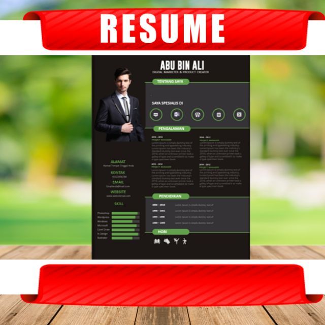 RESUME POWERPOINT TEMPLATE | Shopee Malaysia