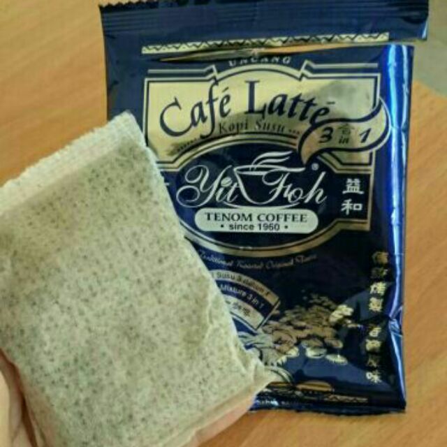 KOPI Latte / Cafe Latte TENOM HALAL Yit Foh Tenom Coffee 3 in 1 ...
