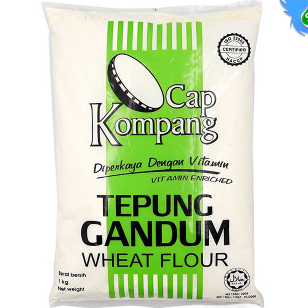 CAP KOMPANG WHEAT FLOUR (1kg) | TEPUNG GANDUM CAP KOMPANG | Shopee Malaysia