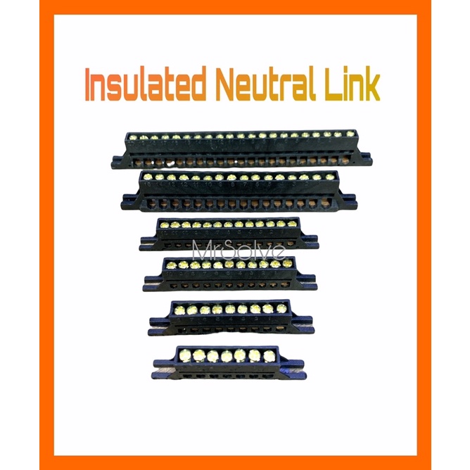 Insulated Neutral Link (6Way/8Way/10Way/12Way/15Way/20Way) +1Way ...