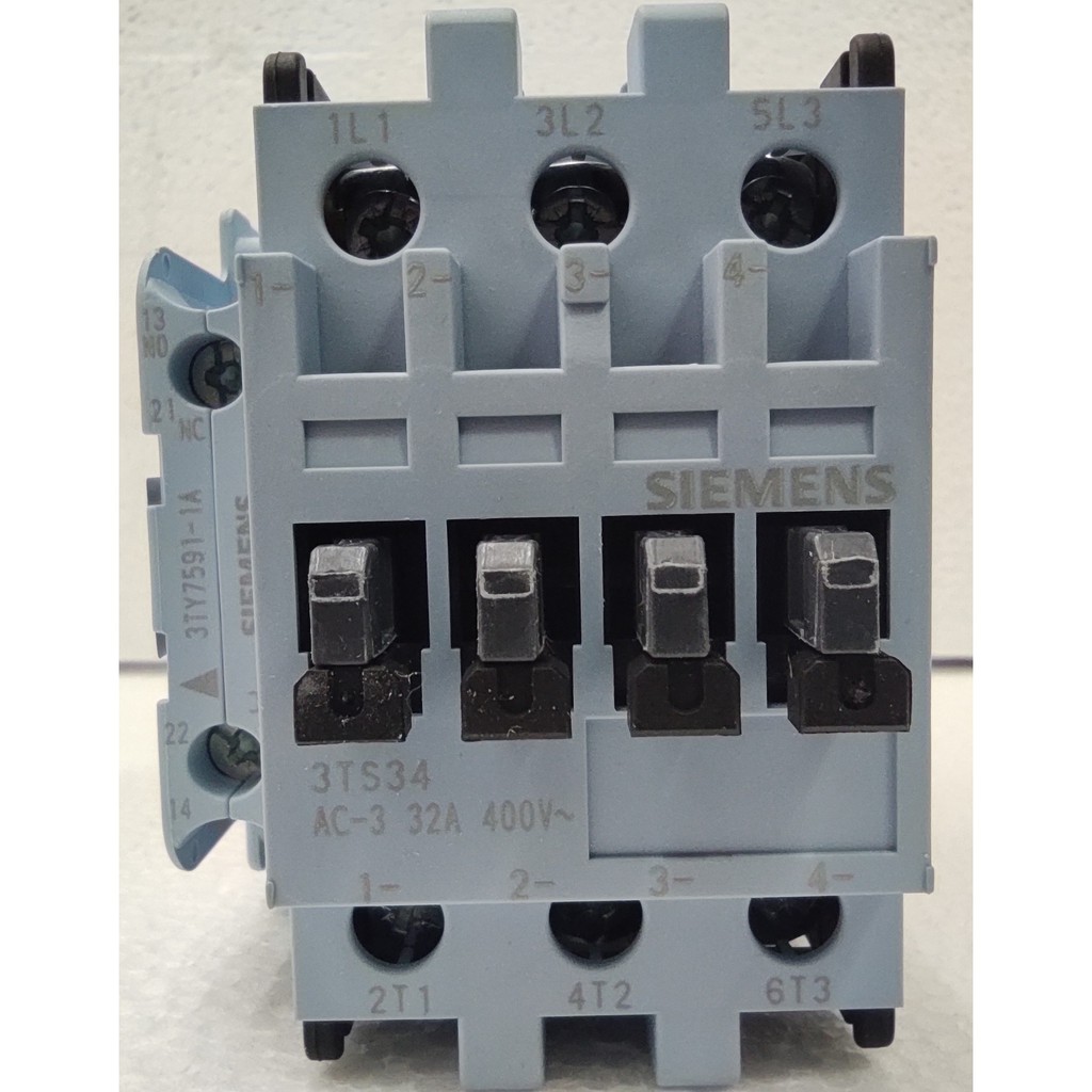 SIEMENS 3TS 3P CONTACTOR 32A (3TS3411-0AP2) | Shopee Malaysia
