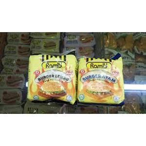 100% Original Ramly Burger Ayam / Daging Rasa Panggang 420g (KLANG ...