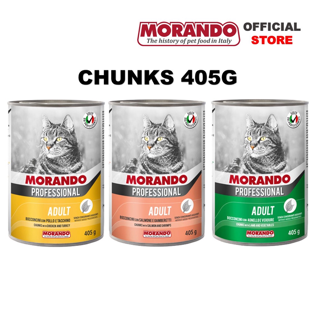 MORANDO PROFESSIONAL Chunks Cat Can Food (405g) | Shopee Malaysia