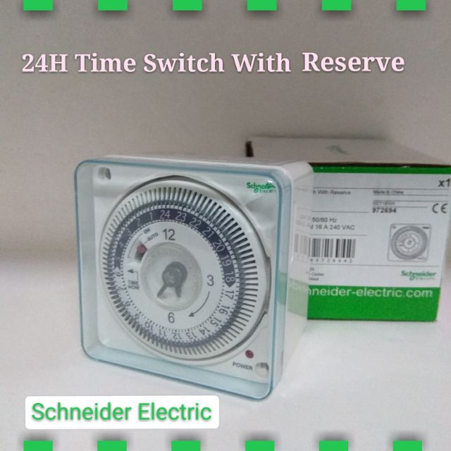 Schneider 24H Time Switch With Reserve CCT15101 | Shopee Malaysia