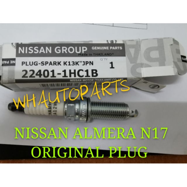 ORIGINAL PLUG NISSAN ALMERA N17 GENUINE PARTS (22401-1HC1B) | Shopee ...