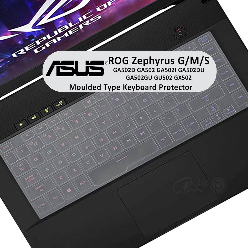Keyboard Protector for Asus ROG Zephyrus G GA502D GA502 GA502I GA502DU ...