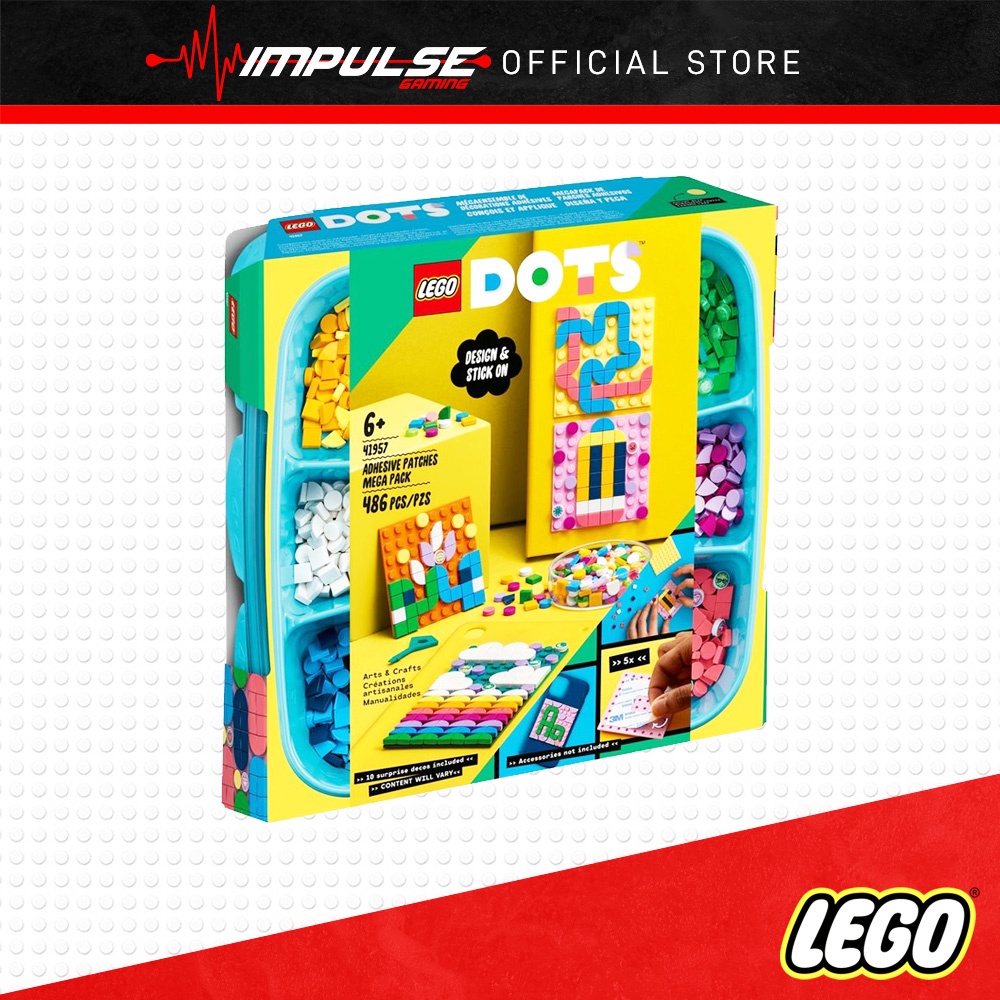 LEGO 41957 Dots - Adhesive Patches Mega Pack | Shopee Malaysia