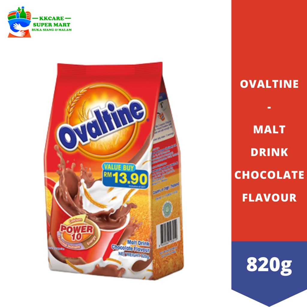 Ovaltine - Malt Drink Chocolate Flavour (820g) | Shopee Malaysia