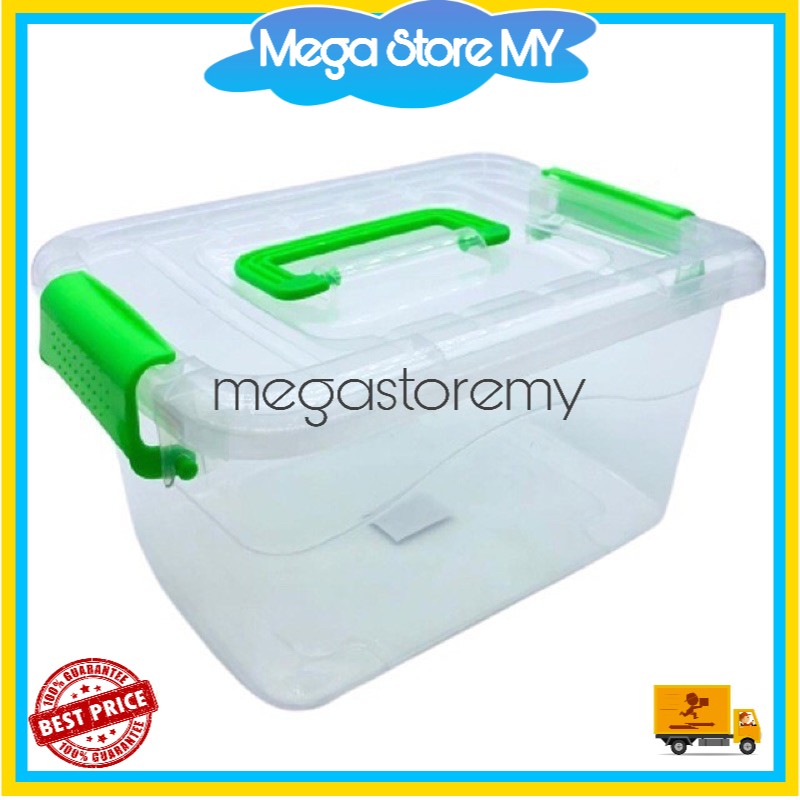 Ready Stock Transparent Container Bekas Simpan Barang Plastik Storage ...