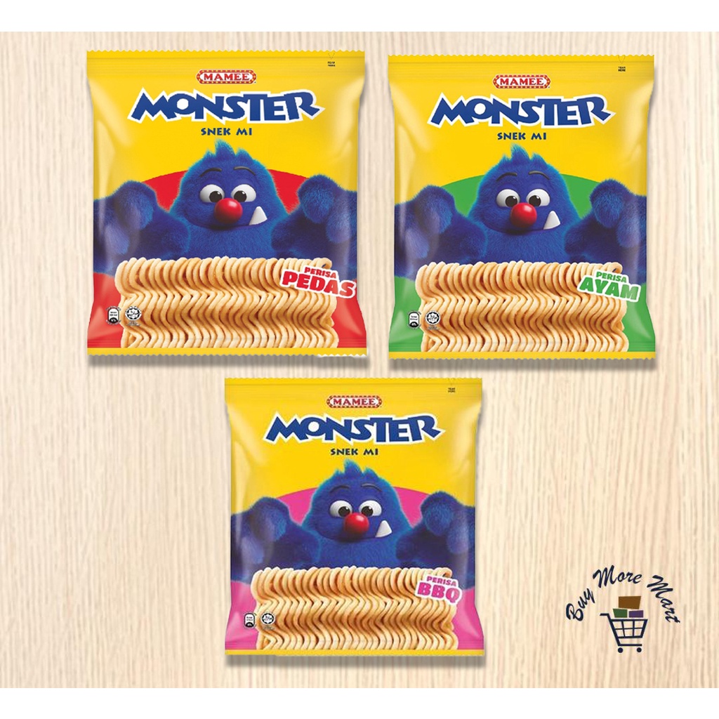 Mamee Monster Family Pack (8+1) 25g - 3 Variants | Shopee Malaysia
