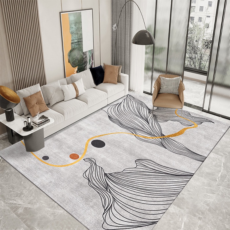 160*230CM Augusta Nordic Modern Scandinavian Carpet Karpet Velvet ...