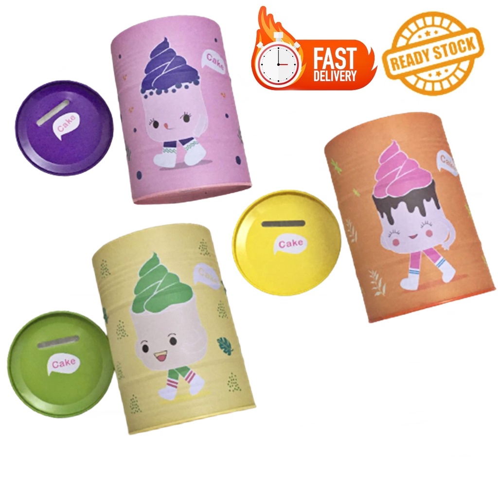 Tabung Duit Kertas Syiling Kanak-kanak Boleh Buka | Piggy Bank For Kids ...