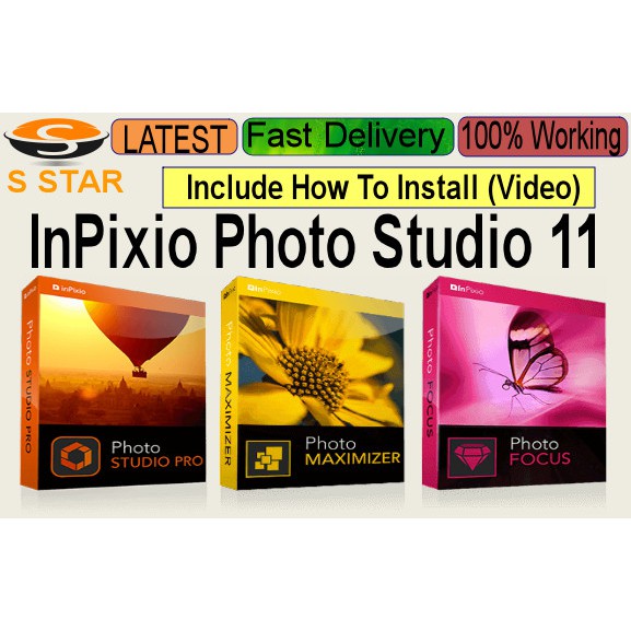 InPixio Photo Studio 11 [LIFETIME & FULL WORKING] Full Version | Shopee ...