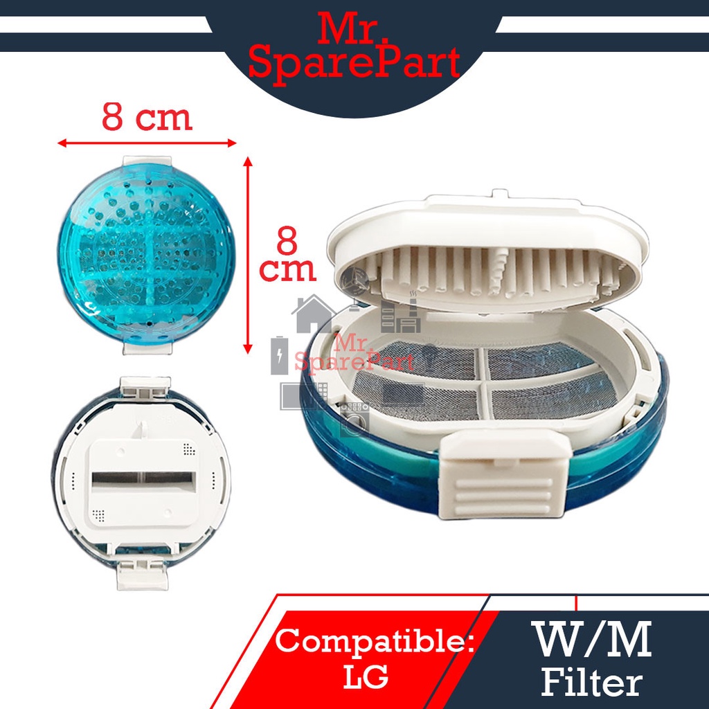 ( Compatible : LG ) Washing Machine Dust Filter ( 8*8 cm ) | Shopee ...