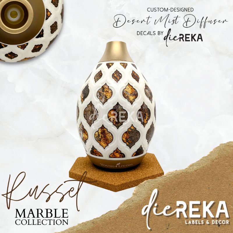 [RUSSET] DESERT MIST DIFFUSER DECALS/STICKER | YOUNG LIVING ESSENTIAL ...