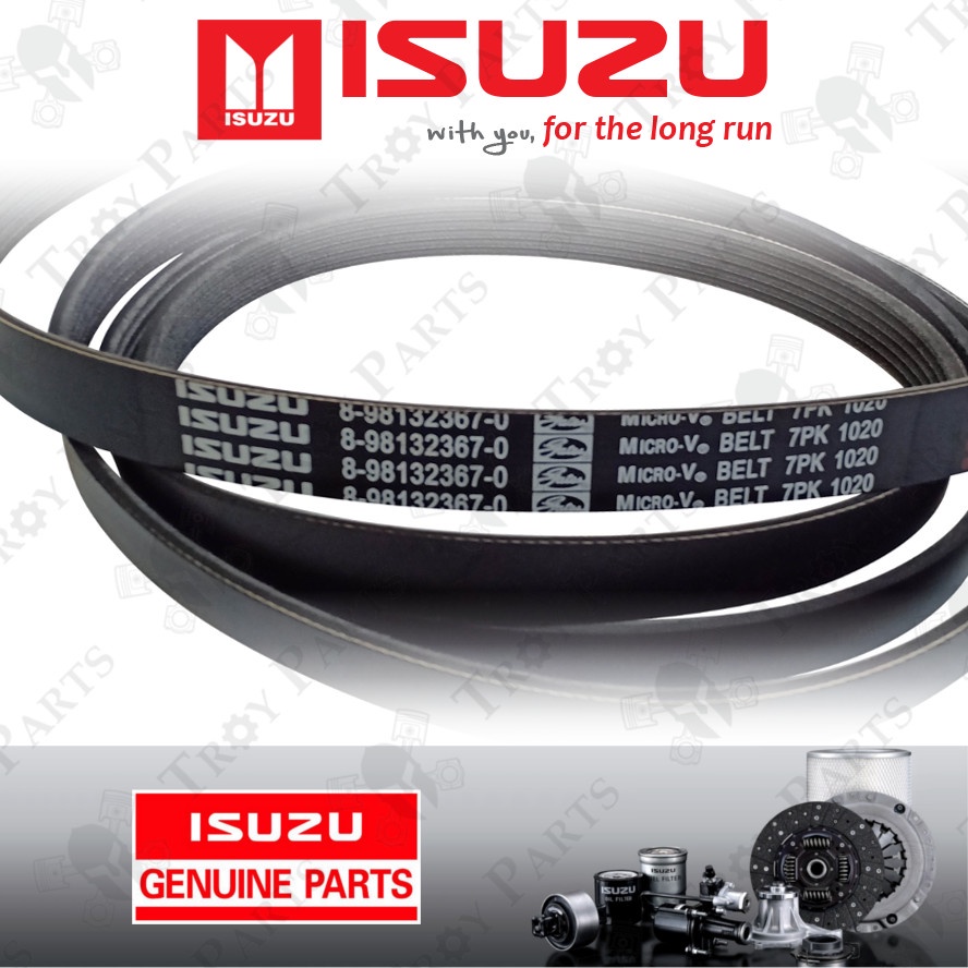 Original Isuzu Fan Belt 8-98132367-0 for Isuzu D-Max Dmax 2.5 RT50 2012 ...