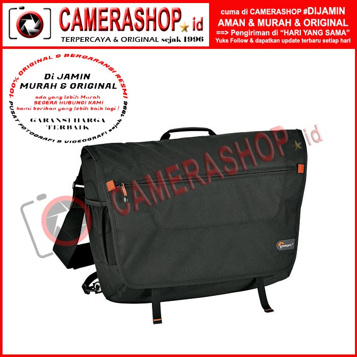 Lowepro Messenger Factor L Computer Bag fitsmost 17 "Black Laptop ...