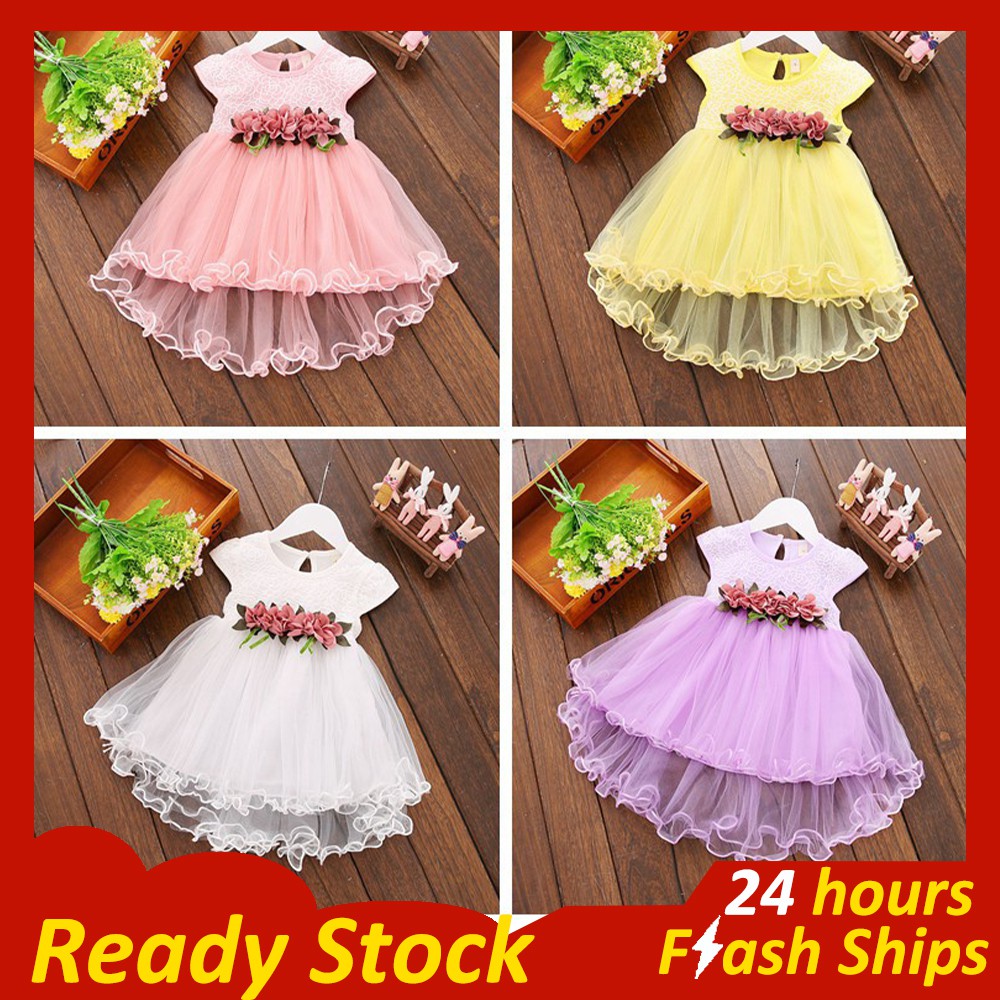 Ready Stock Baju Baby Girl Dress Gaun Baby Girls Clothes Girls Dress ...