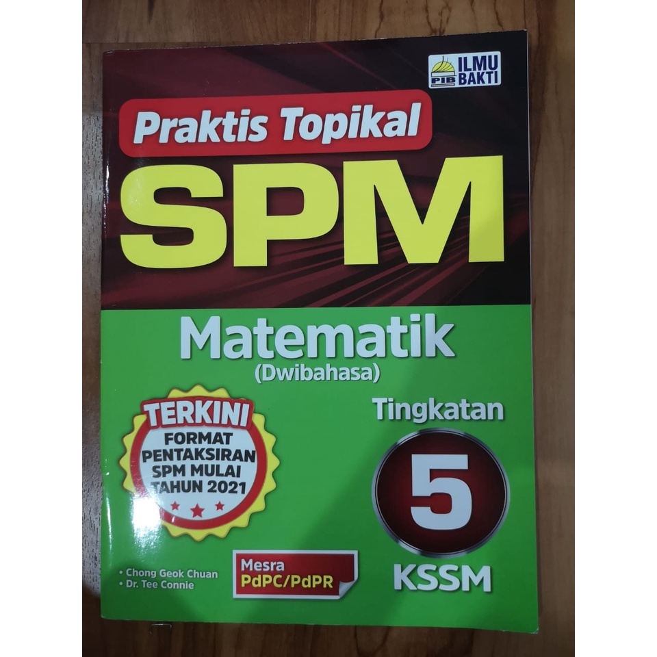 SPM MATHEMATICS FORM 5 KSSM PRAKTIS TOPIKAL DWIBAHASA | Shopee Malaysia