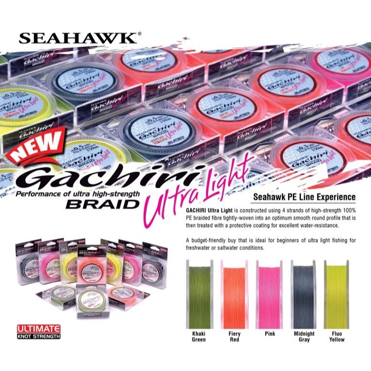 SEAHAWK GACHIRI BRAID ULTRA LIGHT | Shopee Malaysia