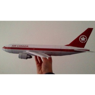 DIY PAPERCRAFT AIRPLANE BOIENG 767-200 AIR CANADA PAPER MODEL REPLIKA ...