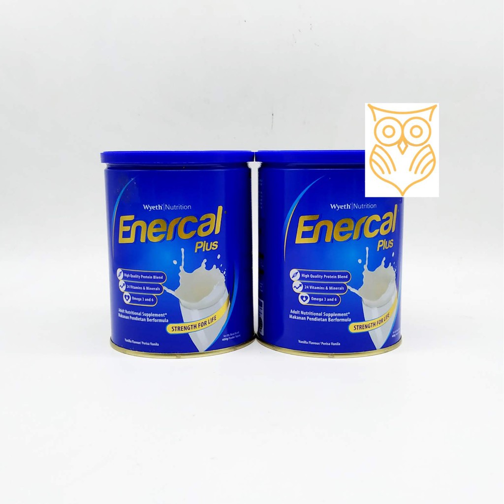 Enercal Plus Milk Powder New Formula 400gm x 2 | Shopee Malaysia