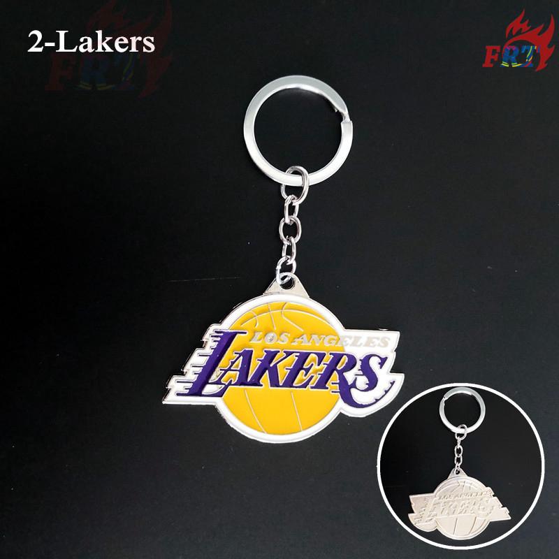 NBA Keychains 1 Pc Basketball Team Logo Metal Pendant Keychain | Shopee ...