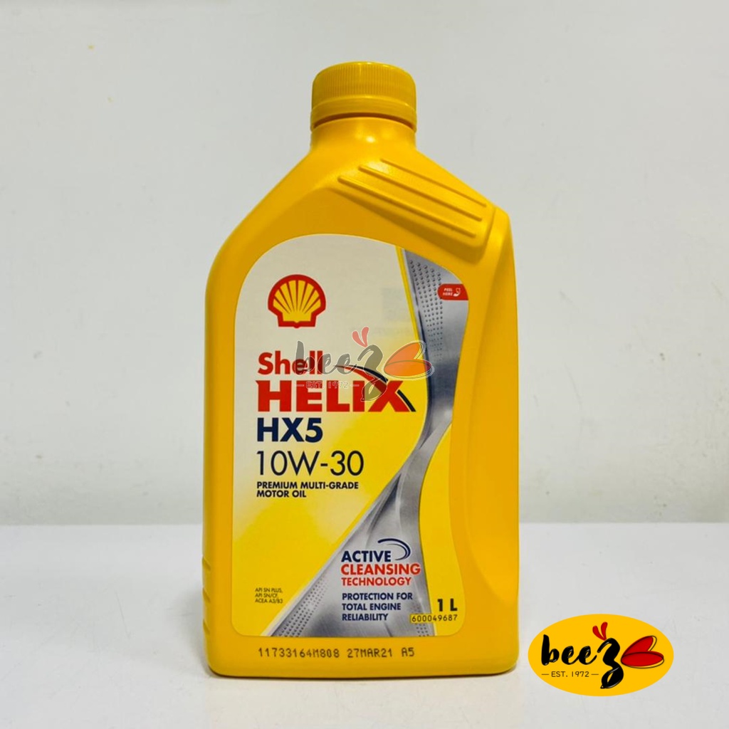 SHELL HELIX HX5 10W-30 Mineral Engine Oil (1L) | Shopee Malaysia
