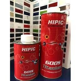 HIPIC 600S FAST DRY 2:1 2K CLEAR COAT e1Liter With HARDENER e500ML ...