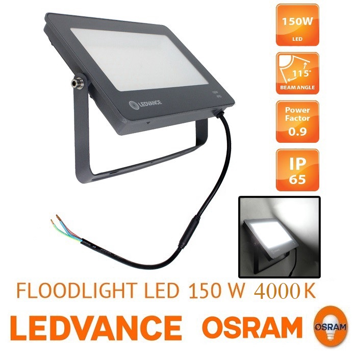 OSRAM LEDVANCE LED ECO Floodlight - 150W/4000K (LDV-FLE-150W-AM-840 ...