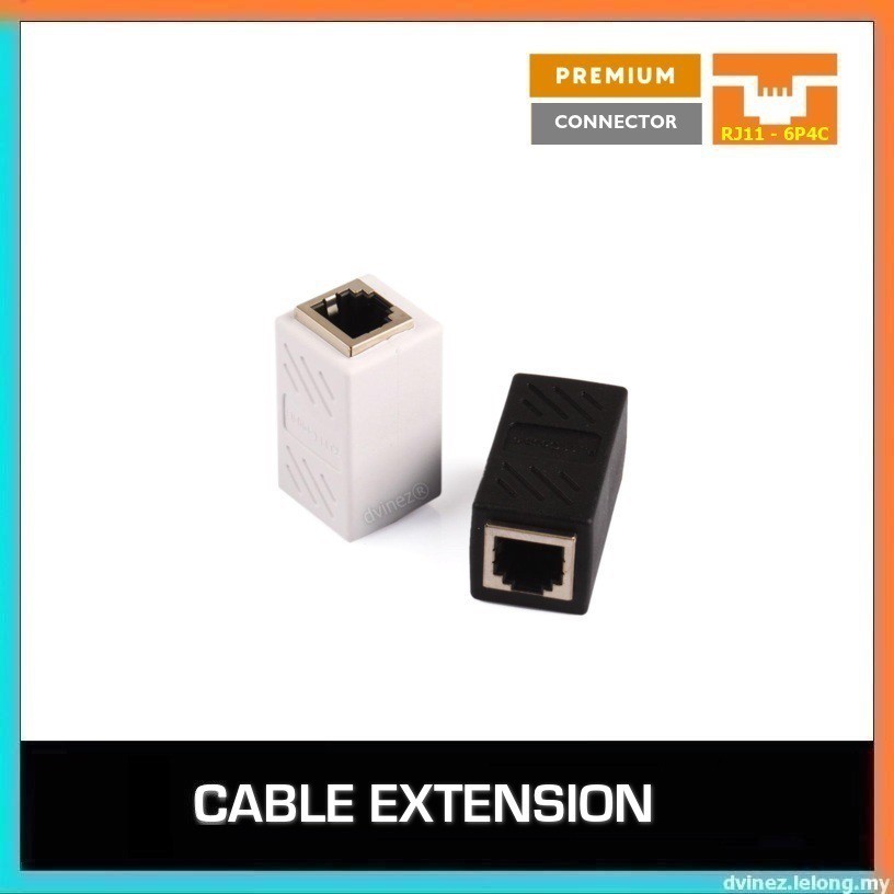 Universal RJ11 Extension ADSL VDSL Connection Telephone Line Cable Mini ...