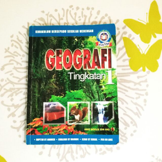 Tingkatan 1 (Form 1) Geografi Textbook | Shopee Malaysia