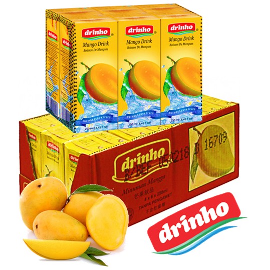 Drinho Mango Drink 4 X 6 X 250ml | Shopee Malaysia