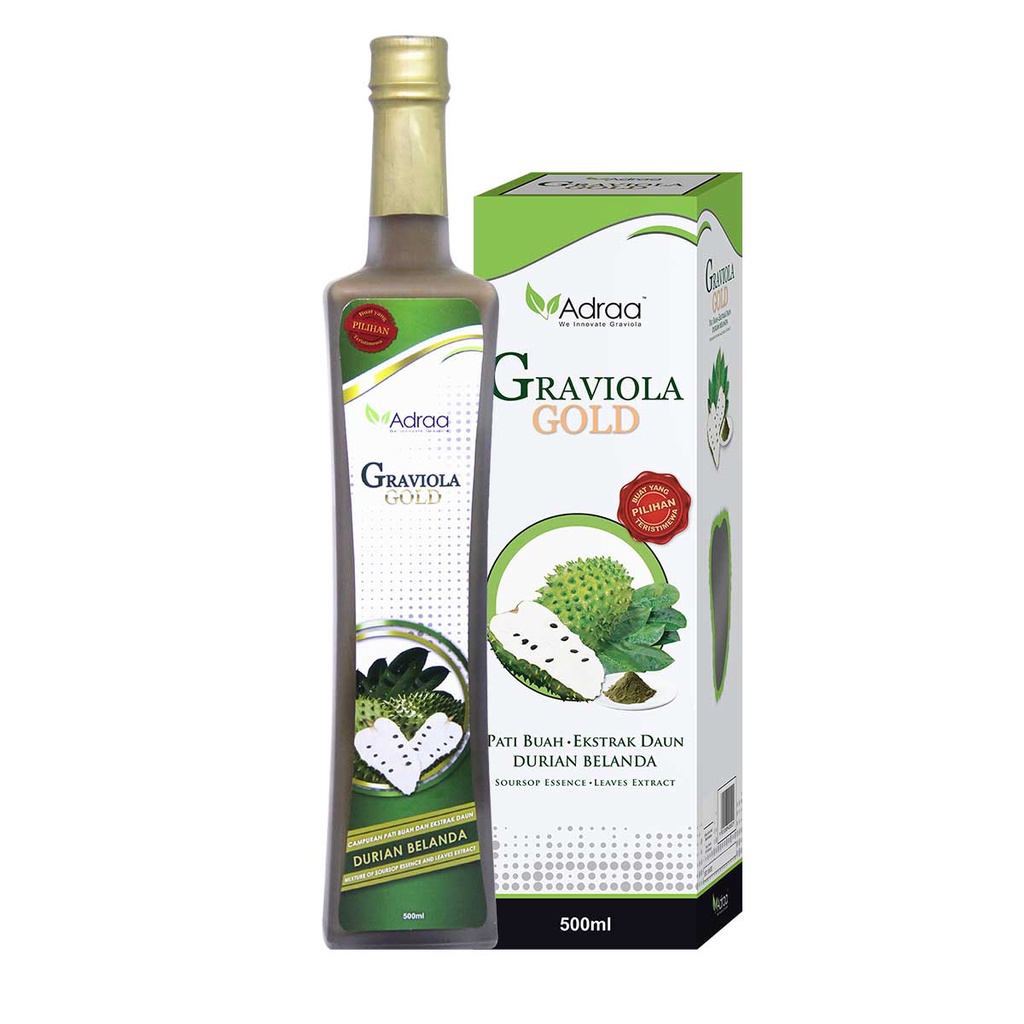 ADRAA GRAVIOLA GOLD - PATI BUAH DAN EKSTRAK DAUN DURIAN BELANDA ...