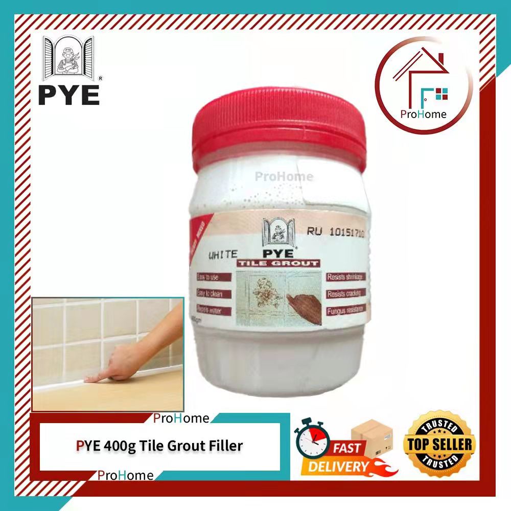 PYE 400g Tile Grout (White) | Shopee Malaysia